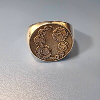 Sterling Silver Seal of Rassilon Ring, Doctor Who Ring, Sci-fi Ring ...