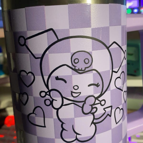 Kuromi Decal-sticker, Kuromi Car Sticker - Etsy