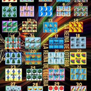 Loteria Mexicana Board 54 Cards Win Upto 700 Board - Etsy