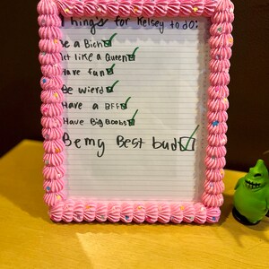 Fake Cake Photo Frame White With Colorful Sprinkles 4x6 / 5x7 / 8x10 - Etsy