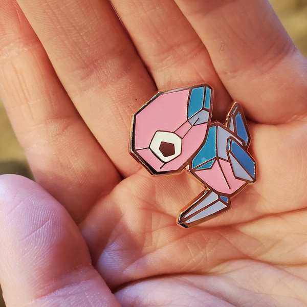 Porygon Glow-in-the-dark Hard Enamel Pin - 1in. - Etsy