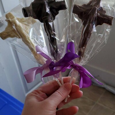 Chocolate Crucifix Cross, Religious Chocolates, Easter Gifts, Sold by ...