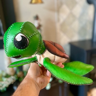 Toy Turtle Leather Pattern PDF by Leatherhubpatterns - Etsy