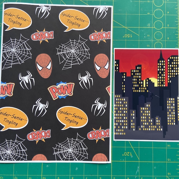 Web Slinger Digital Paper Inspired by Spiderman Comics by Stan Lee ...