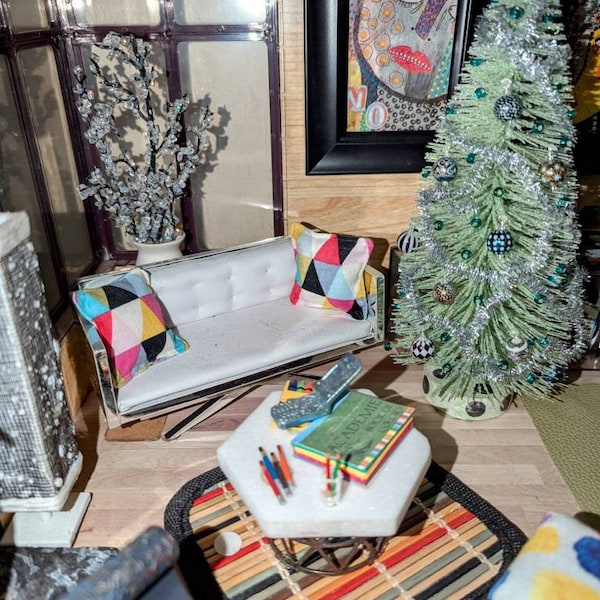 Bulk Miniature Christmas Ornaments, Grab Bag of Pretty Mini Glass Ball ...