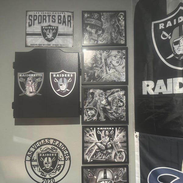 Raiderette Sticker, Las Vegas Raiders Female Las Vegas Raider Fan Decal ...