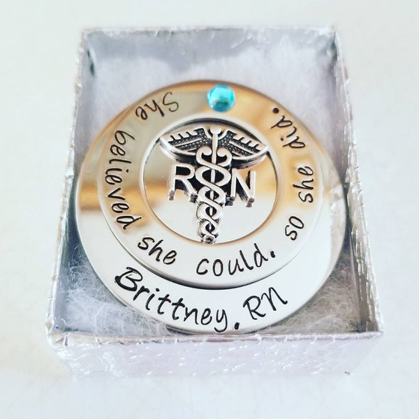 Personalized Nursing Pin / LPN BSN RN / Nurse Pin / Nursing Student ...