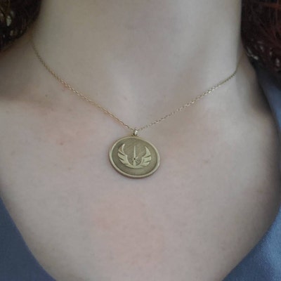 925 Sterling Silver Jedi Order Necklace, Valentine Gift, Jedi Order ...
