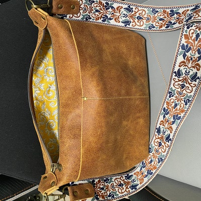 Leather Bag Sewing Pattern PDF Video Tutorial Borla - Etsy