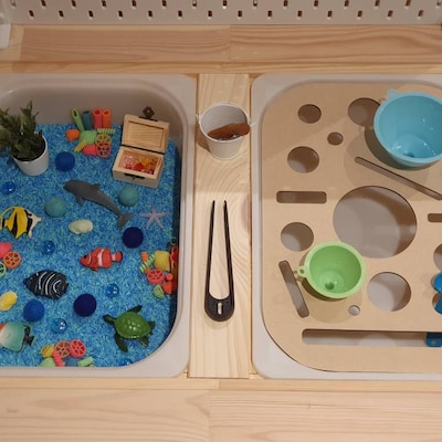 Under the Sea Sensory Kit Ocean Play Pasta Coral Reef Neon Coral Reef ...