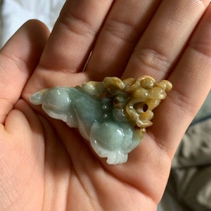 Lucky Word Axe Handmade Burma Jadeite Jade Pendant | Etsy