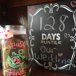 Personalized Cruise Fund Jar Cruise Bank Jar Money Holder Savings Jar ...