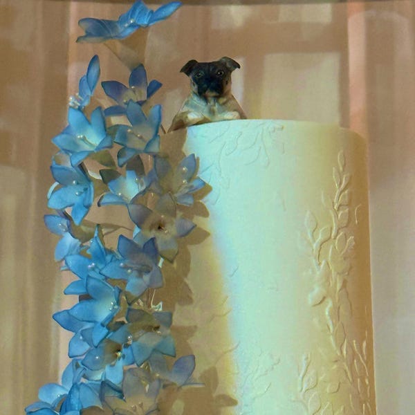 Custom Pet Statue, Personalized Custom Dog Wedding Cake Decoration, Pet ...