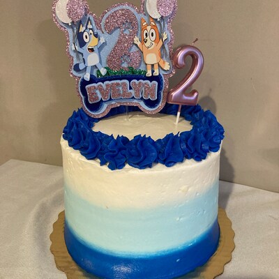 Bluey 3D Cake Topper - Etsy