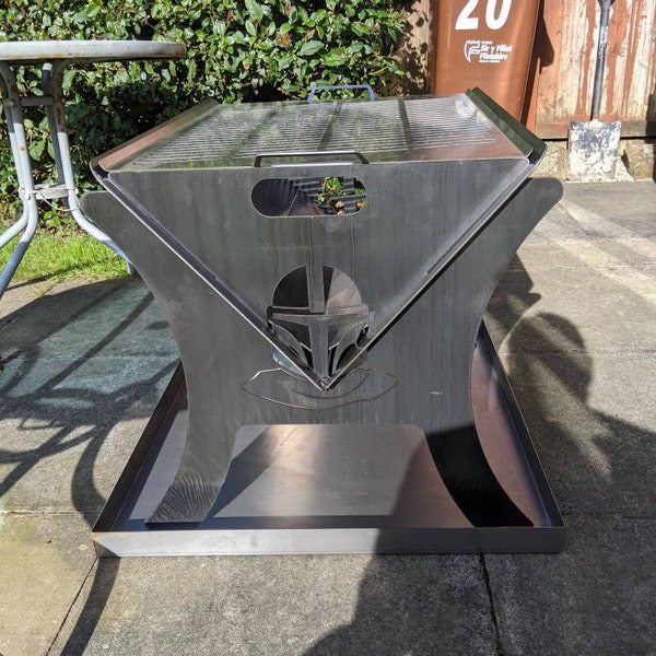 Fire Pit and BBQ Grill - Football Team, Personalisation - Large Size ...
