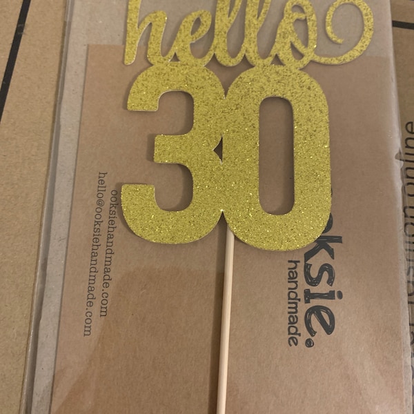 50th Birthday Cake Topper Est 1974 Fiftieth Birthday Cake Topper