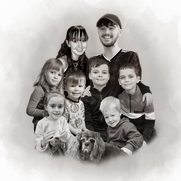 Merge Family Photos, Add Person to Photo, Custom Memorial Gift ...