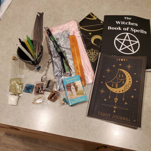 Witch Starter Kit With Guide, Spiritual Starter Box, for Newbies or ...