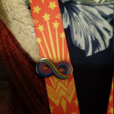 Infinitely Bisexual Pin Subtle Bi Pride Accessory LGBT Gay Infinity ...