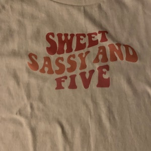 6th Birthday SVG PNG, Girls Sixth Birthday, Sweet Six and Sassy, Retro ...