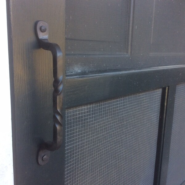 Latch Hand Forged Wrought Iron "peg and Eye" Gate Lock Metal Hardware ...