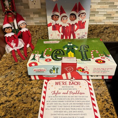 Elves Letter Set We're Back Elf Letter Goodbye From Your Elf Elf ...