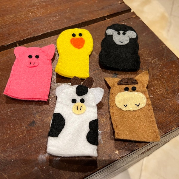 Dear Zoo Inspired Finger Puppets, Felt Finger Puppets, Story Telling ...