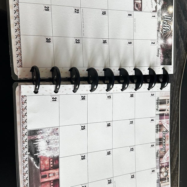 Monthly Amusement Park Printable Planner Stickers: Made to Fit the ...