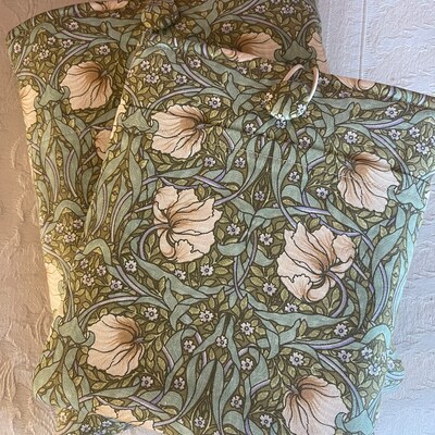 Blue Strawberry Thief Book Sleeve With Closure and Front - Etsy