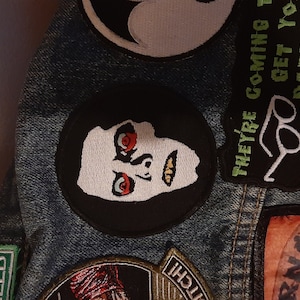 Creep Comic Embroidered Patch. Horror Movie Inspired Patches. - Etsy