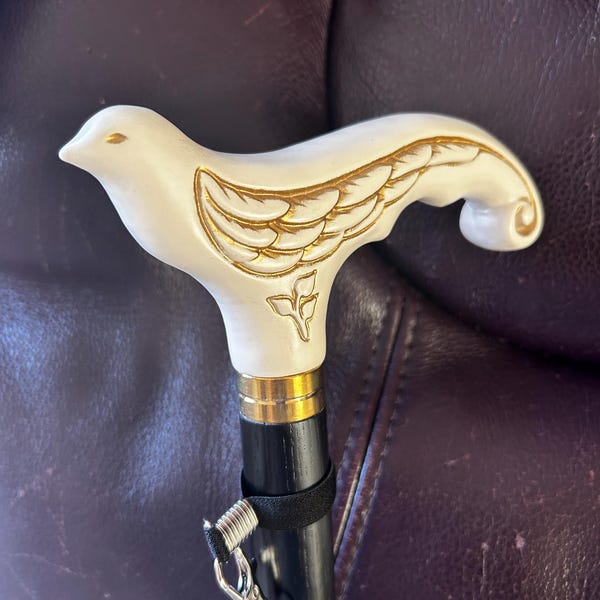 Swallow Bird Light Wooden Walking Cane Ladies Walking Stick Elegant ...