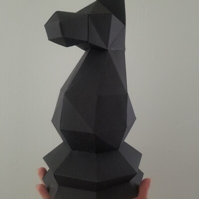 Papercraft Giant Chess Pieces DIY Knight Rook Pawn Decoration 3d ...