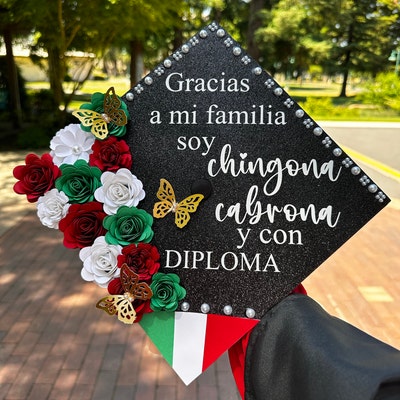 Mexican Cap Topper Grad Cap Custom Grad Cap Grad Cap Topper Graduation ...