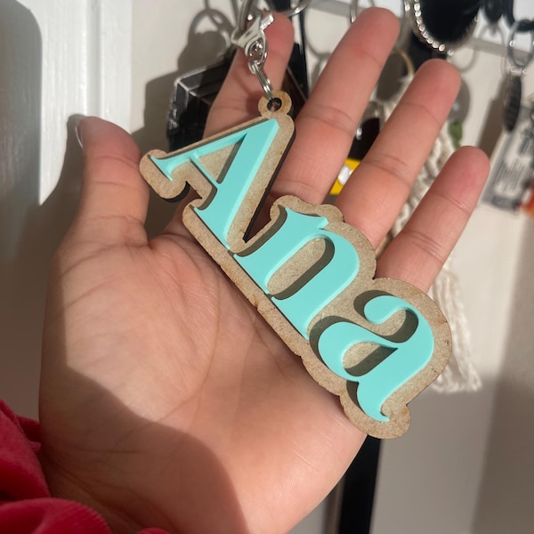 Personalized Acrylic Snowflake Ornament, Custom Acrylic Snowflake ...