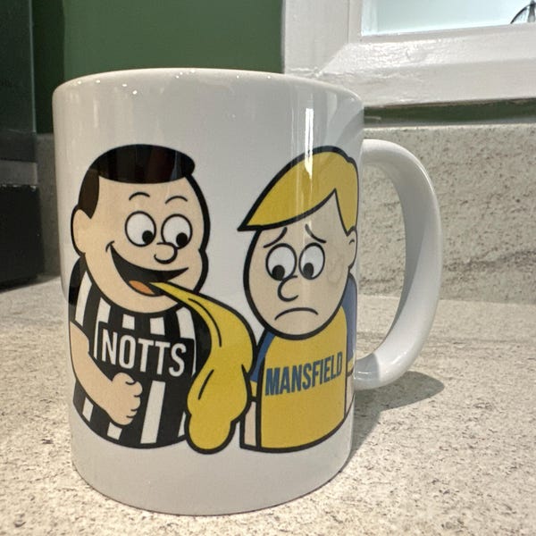 Notts County Fans Mug - Funny Mansfield Rivalry Gift, Football Banter ...