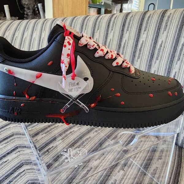 Friday the 13th Jason Voorhees Inspired Air Force 1 Custom Sneaker ...