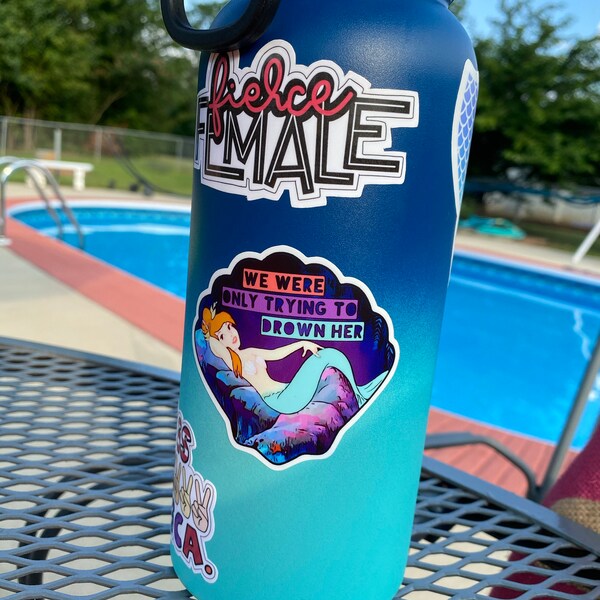 We Were Only Going to Drown Her Sticker | Mermaids Sticker | Siren ...