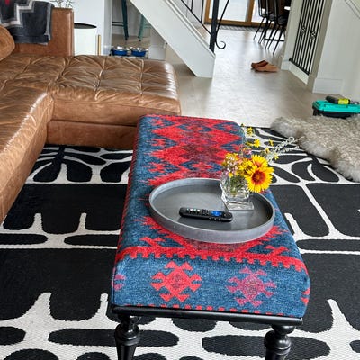 Footstool Bench, Dressing Table Bench, Bench for Entry, Farmhouse Bench ...