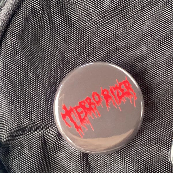 Horror Halloween Pins 1.25 Pinback Buttons - Etsy