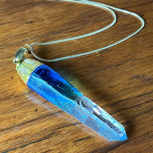 Sky Kyber Crystal Pendant Necklace Andor Sky Stone Kuati Signet ... Sky Kyber Crystal Pendant Necklace Andor Sky Stone Kuati Signet ...