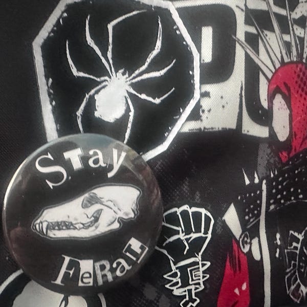 Freak! 2.25 Inch Button Pins | Emo Goblincore Pride Pin | Goth Punk ...