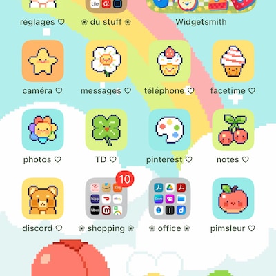 63 App Icon Pack / Happy Sunday / Kidcore / Wallpapers & Widgets ...