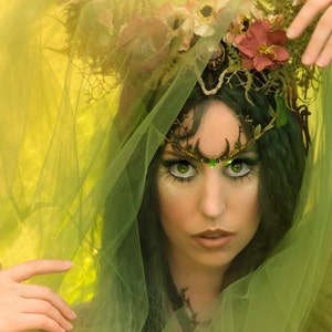 Midnight Forest Nymph Woodland Tiara - Etsy