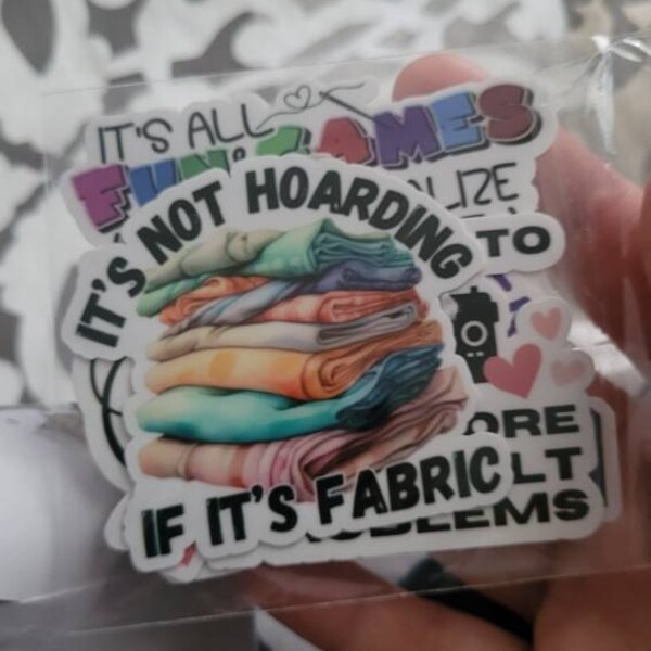 Quilters Dream Sticker Pack, 32 Different Quilting Stickers Including ...