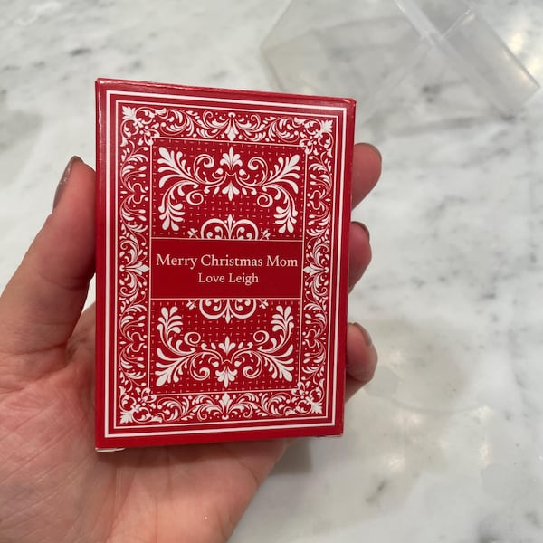 Custom Pack of Playing Cards Gift for Couples, Personalised Deck of ...