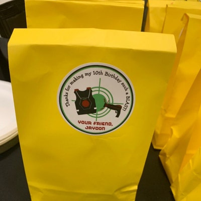 Laser Tag Birthday Party Sticker Laser Tag Party Sticker Laser Tag ...