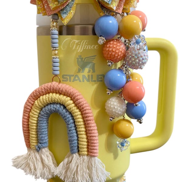 Glitter Tumbler Bow for Stanley, Straw Topper, Copper Gold Rose Gold ...