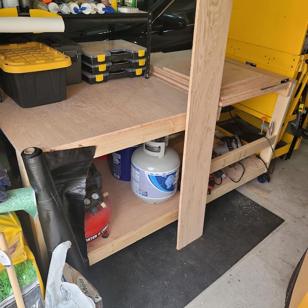 All in One Workbench DIY Build Plans for Milwaukee Miter Saw Table ...
