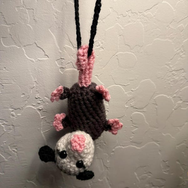 PATTERN: Waffles the Hanging Opossum-crochet Opposum -crochet PDF ...