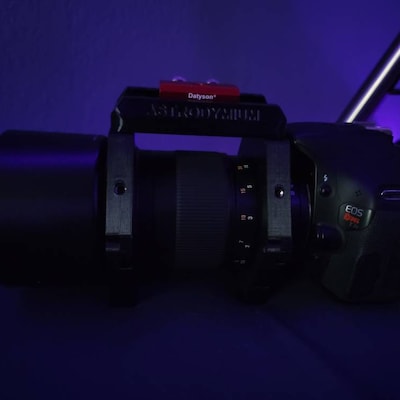 Astrodymium Ring System With ZWO EAF Bracket & ASIAIR Mount for Rokinon ...